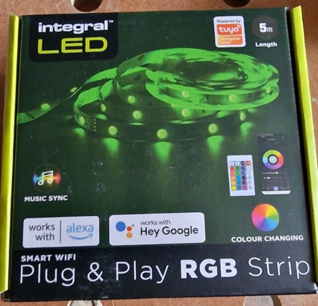 Led Tape Rgb Colour Changing Kit Wifi Ip20 10mm X 5m Smart Integral by ...
