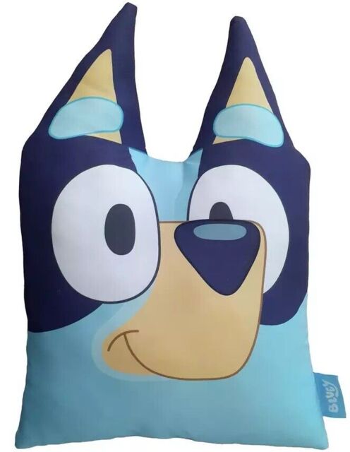 Bluey Ears Shaped Cushion Blue Kids 3d by eBay | ufurnish.com