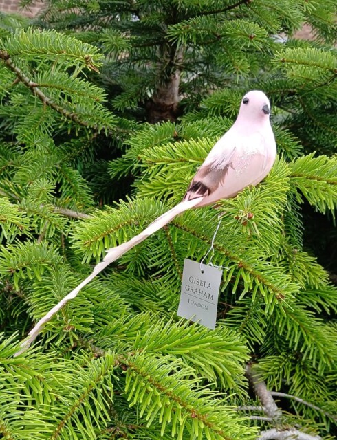 Christmas Decorations Pink Birds Gisel Graham Clip On Tree Decoration ...