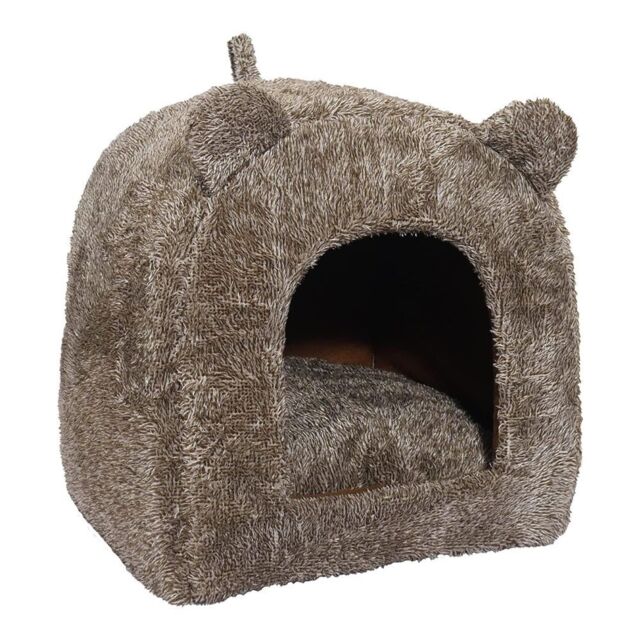 Rosewood Stylish And Modern Extremely Cosy 40 Winks Teddy Bear Cat Bed ...