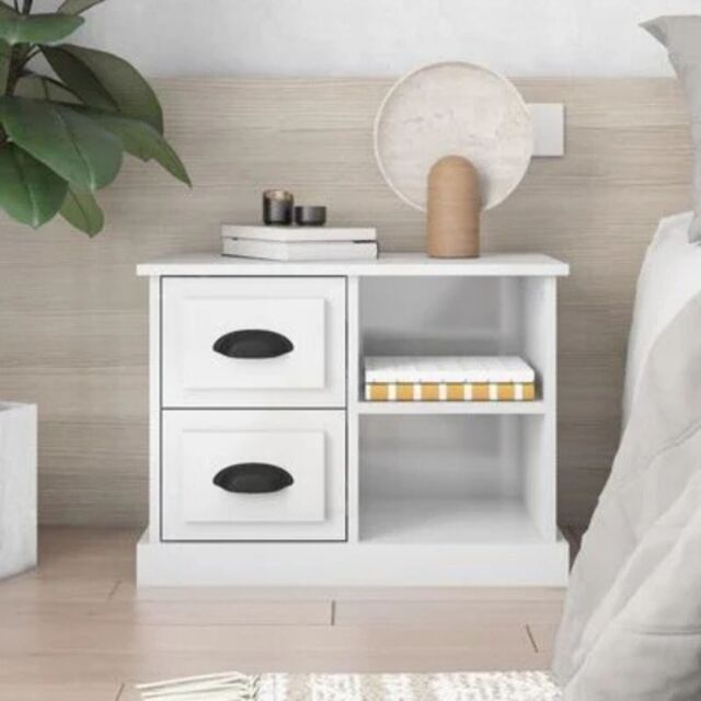 Modern Bedside Cabinet Display Storage Nightstand Side Table Bedroom by ...