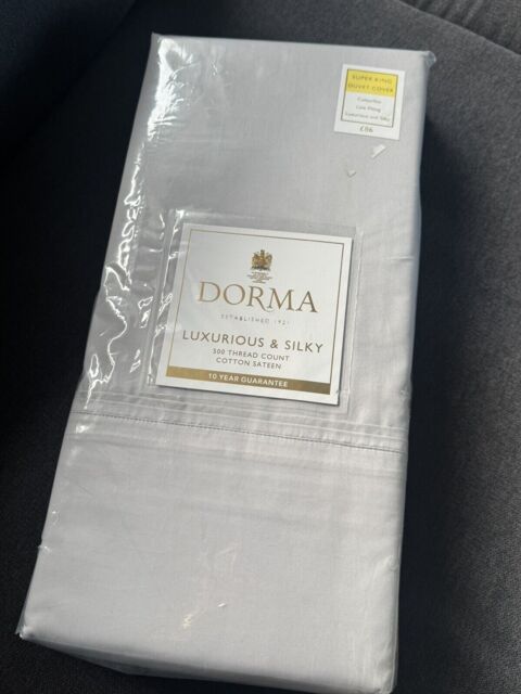 Dorma Luxurious & Silky 500 Thread Cotton Duvet Cover - Super King - by ...