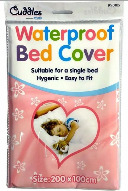 Waterproof Child Bed Sheet Cover Single Mattress Protector Plastic Kid ...