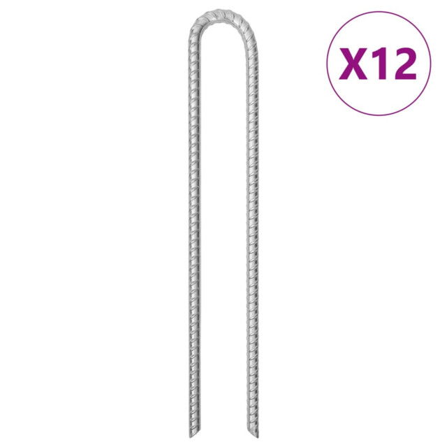 Tent Pegs Ground Peg Outdoor Camping Peg U-shaped Galvanised Steel by ...