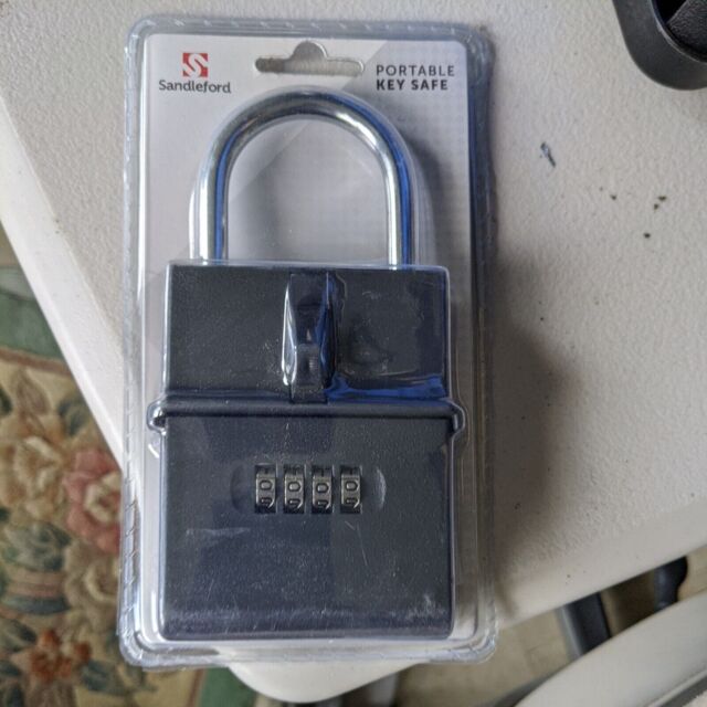 Sandleford Portable Key Safe Storage Box With Combination Lock Pkss01 ...