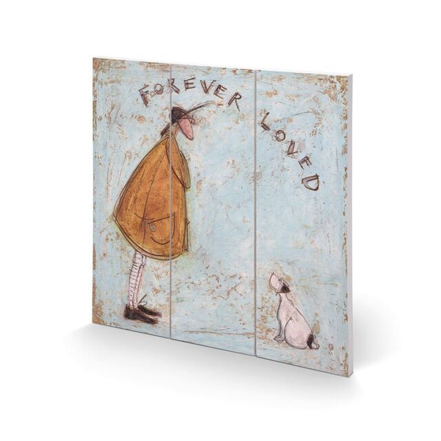 Sam Toft (forever Loved) 30 X 30cm Wooden Wall Art Print by eBay ...