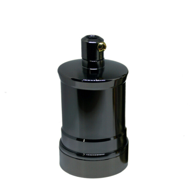 Lamp Holder E27 Screw-on Black Aluminum Vintage Industrial Edison by ...