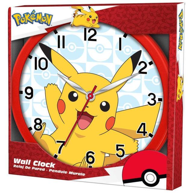 Nintendo - Pokémon - Pikachu Wall Clock 25cm Kids Gift by eBay ...