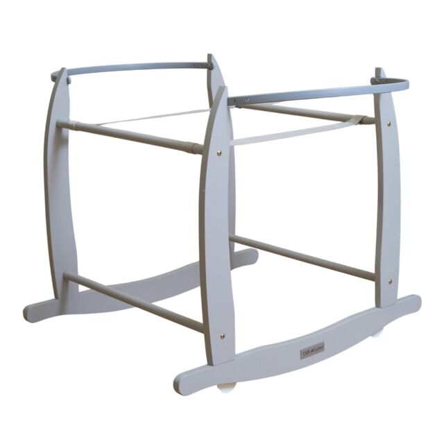 Clair De Lune Deluxe Grey Moses Basket Rocking Stand by eBay | ufurnish.com