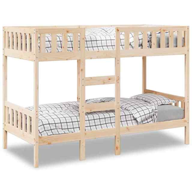Bunk Bed 90x200 Cm Solid Wood Pine by eBay | ufurnish.com