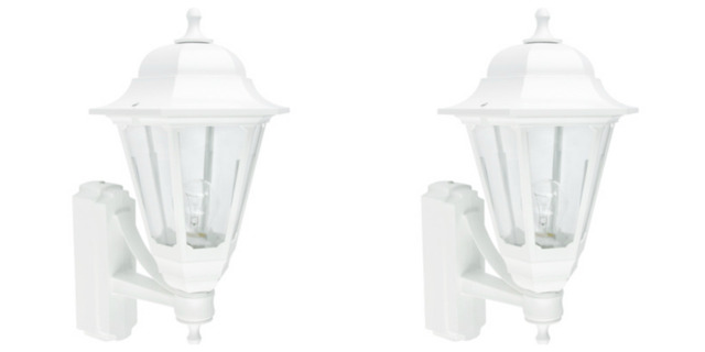 2 X Asd Cl/wk100 Coach Lantern Light Fittings - White by eBay ...