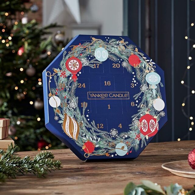Advent Calendar Wreath Christmas Scented Candles Gift Set 24 Tea by ...