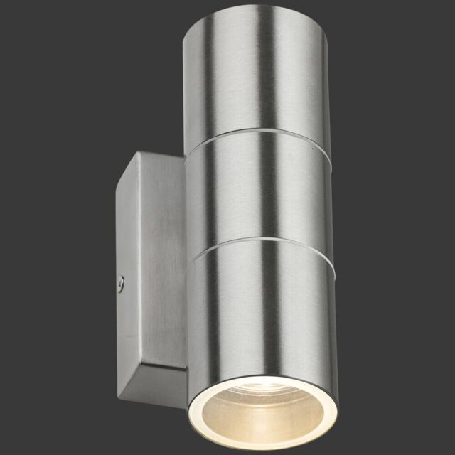 Led 240v Gu10 Photocell Sensor Garden Up Ip54 Down Energy Wall Light by ...