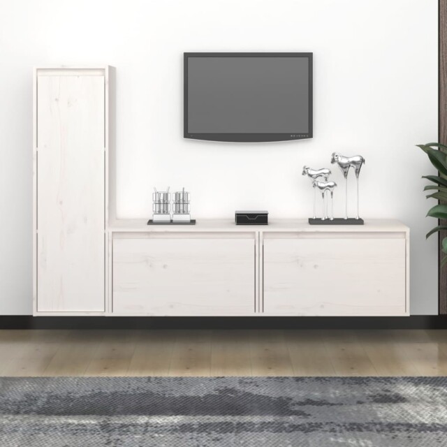 3x Solid Wood Pine Tv Cabinets Tv Stand Shelf Furniture Multi Colours by eBay | ufurnish.com