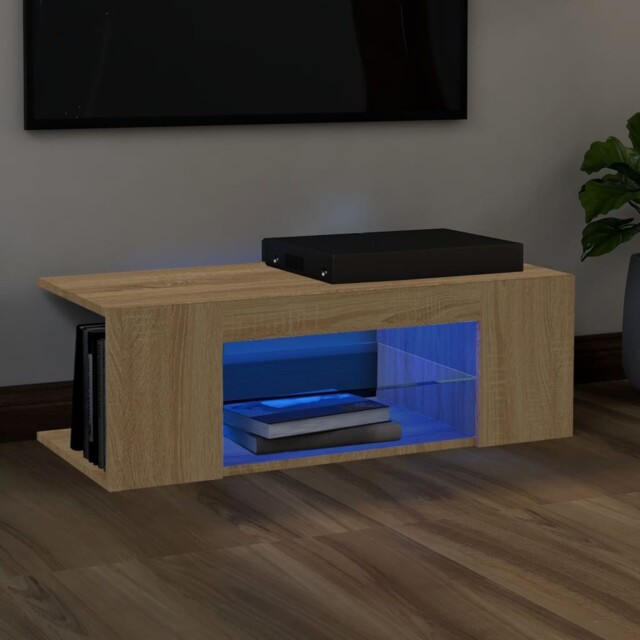 Tv Cabinet With Led Lights Tv Stand Tv Unit Hall Entertainment Cenrtre ...