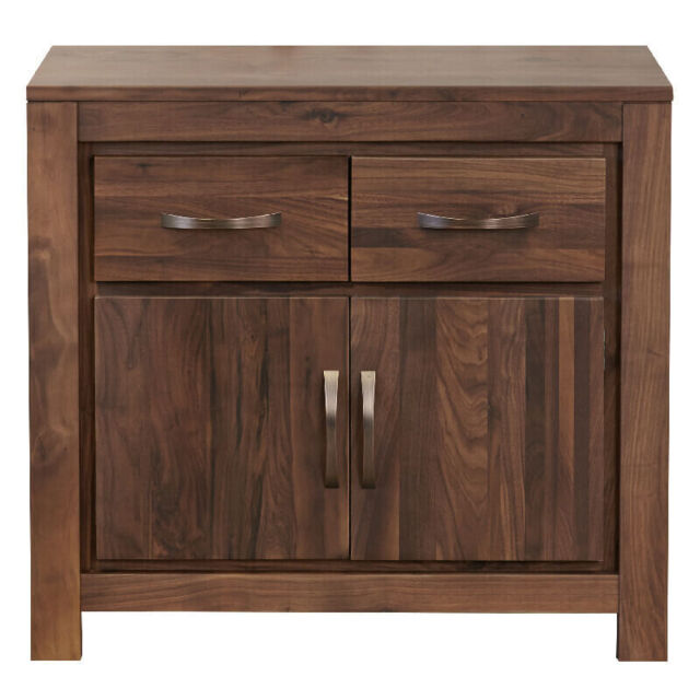 Solid Walnut Small Sideboard, 2 Doors, 2 Drawers, Baumhaus Mayan, by ...