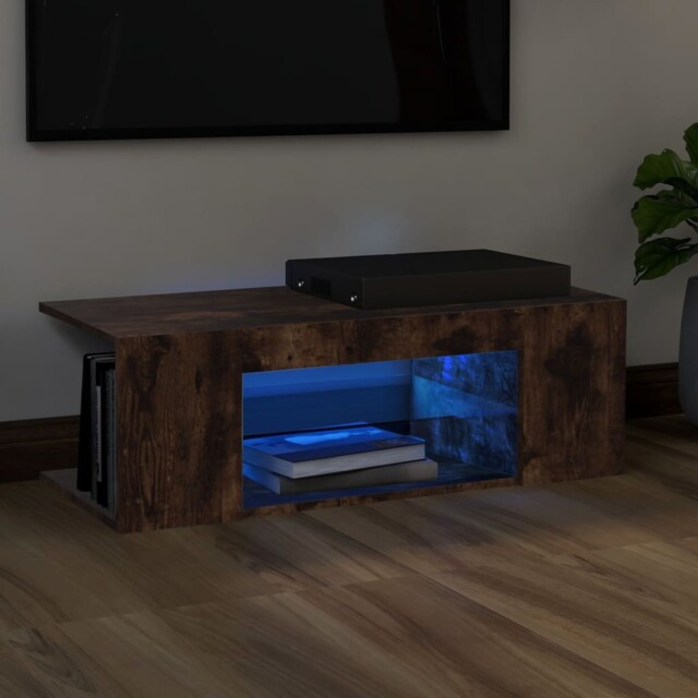 Uk Tv Cabinet,with Led Lights Tv Stand,tv Unit Hall Entertainment by ...