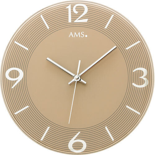 Ams 9572 Wall Clock - Modern Wall Clocks - Quiet Clocks Modern Wall by ...