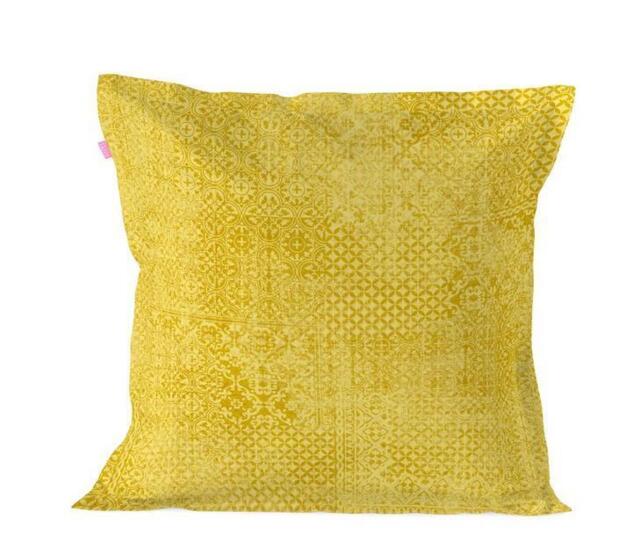 Happy Friday Bagru 100% Cotton Cushion Cover, Yellow 60 X 60cm by eBay ...