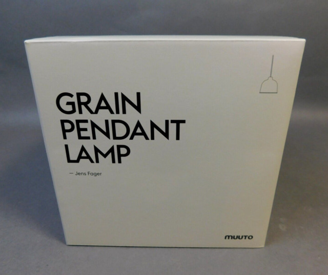 Muuto Grain Pendant Lamp - Grey - By Jens Fager Led Bulb Included Bnib ...