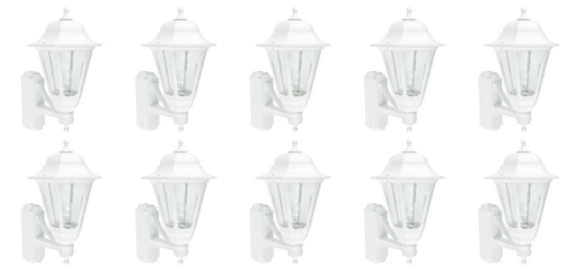 10 X Asd Cl/wk100 Coach Lantern Light Fittings - White by eBay ...