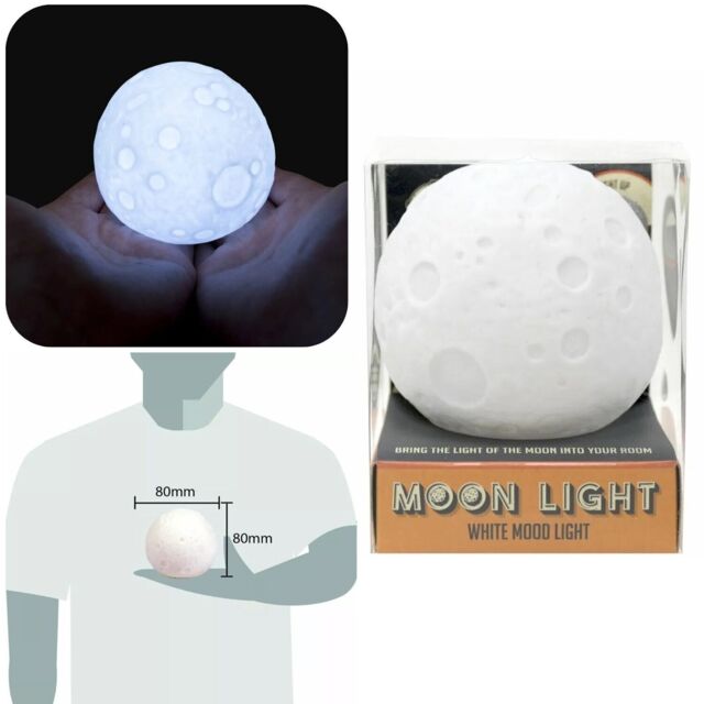 Mini Moon Mood Light Bedroom Table Space Lamp Kids Room Lighting by ...