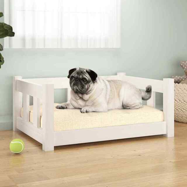 Dog Bed Wooden Pet Bed Dog Sofa Puppy Dog Pet Couch Solid Wood Pine by ...