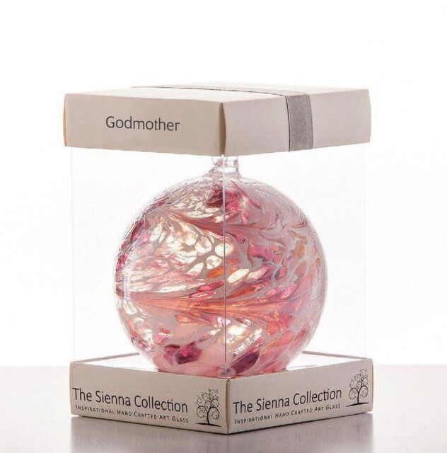 God Mother Spirit Ball Hanging Ornament Handmade Gift Sienna Glass by ...