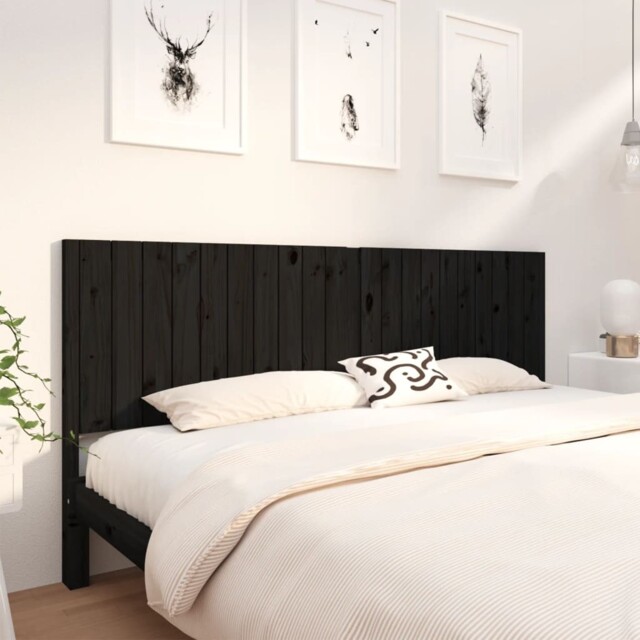 Bed Headboard Home Bedroom Decorative Bed Header Panel Solid Wood Pine ...