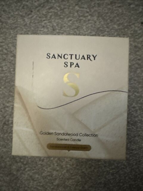 Sanctuary Spa Golden Sandalwood Collection Scented Candle (260g, Rrp by ...