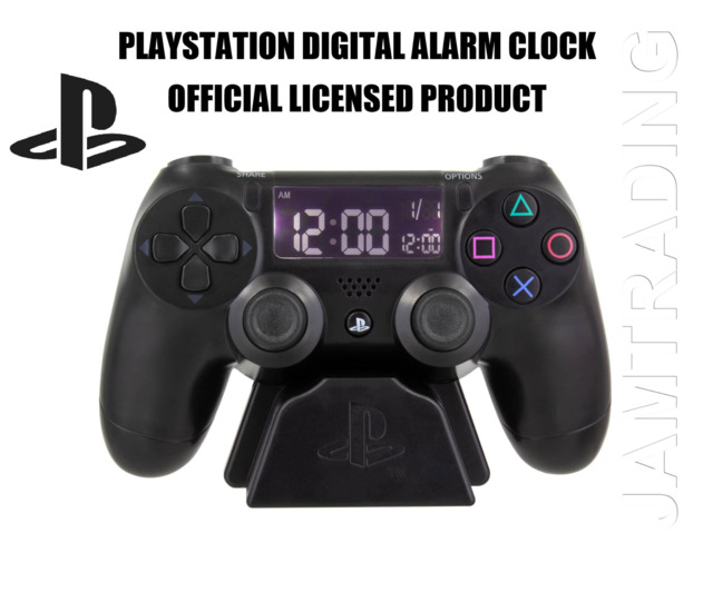 Playstation Digital Alarm Clock - Usb Lcd- Official Licensed Product by ...