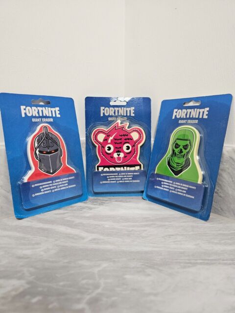 Fortnite Epic Games Giant Eraser 3pc Assorted Collectable Giant Eraser ...