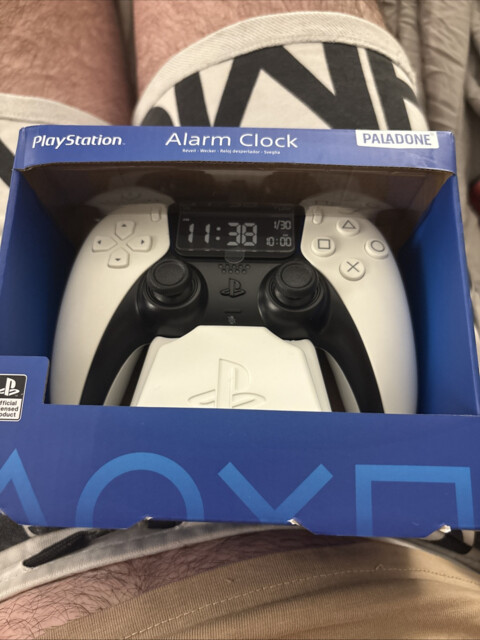 Paladone Playstation Controller Icon Alarm Clock & Nightlight Clock by ...