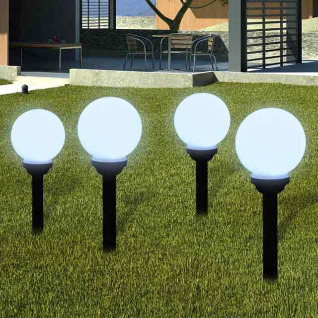 Vidaxl Outdoor Pathway Lamps 4 Pcs Led 15 Cm With Ground Spike by eBay ...