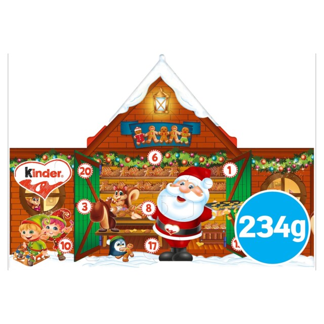 Kinder Chocolate House Christmas Advent Calendar 2025, Fine Milk by ...