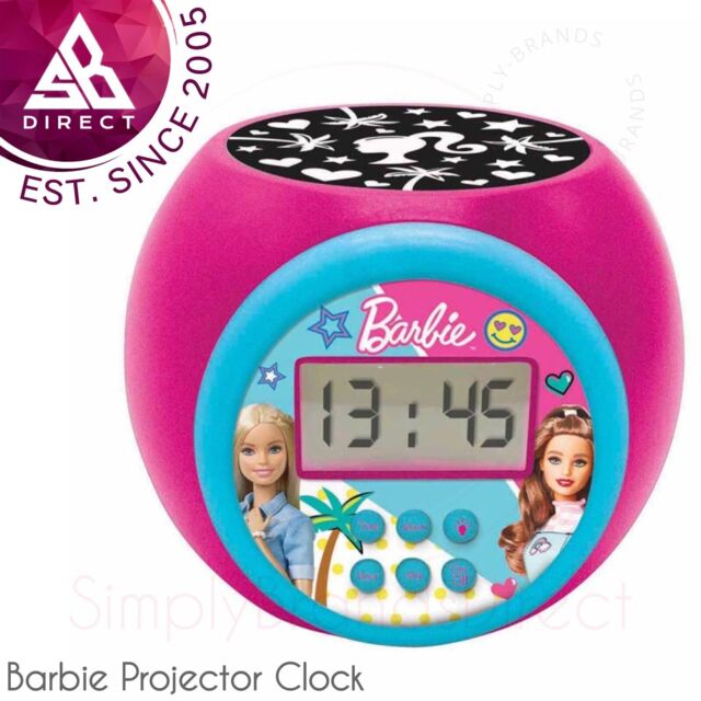 Lexibook Rl977bb Barbie Childrens Projector Clock With Timer│digital by ...