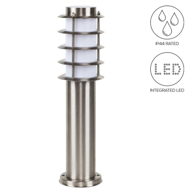 Contemporary Ip44 Integrated Led Bollard Lamp Post Garden Outside by ...