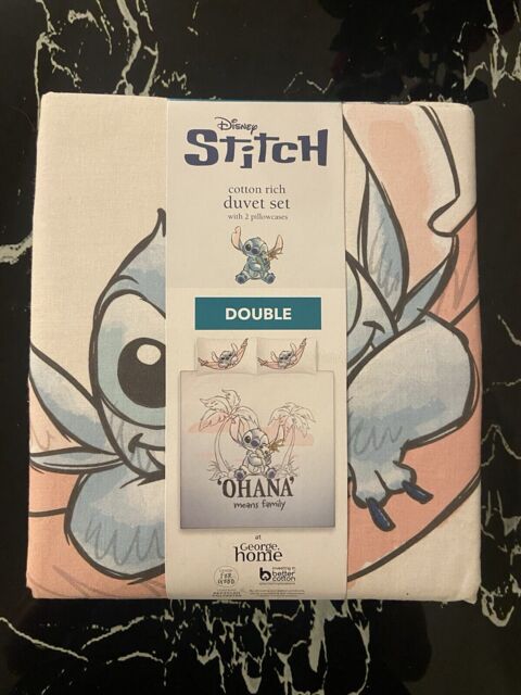 Lilo And Stitch Duvet Set, Double 'ohana Means Family' Disney Stitch by ...