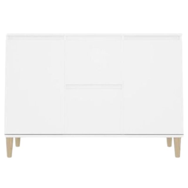 Sideboard Cupboard Storage Cabinet Buffet Highboard Engineered Wood by eBay | ufurnish.com