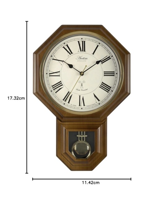 Acctim Yarnton Radio Controlled Pendulum Wall Clock 76086 Brand by eBay ...