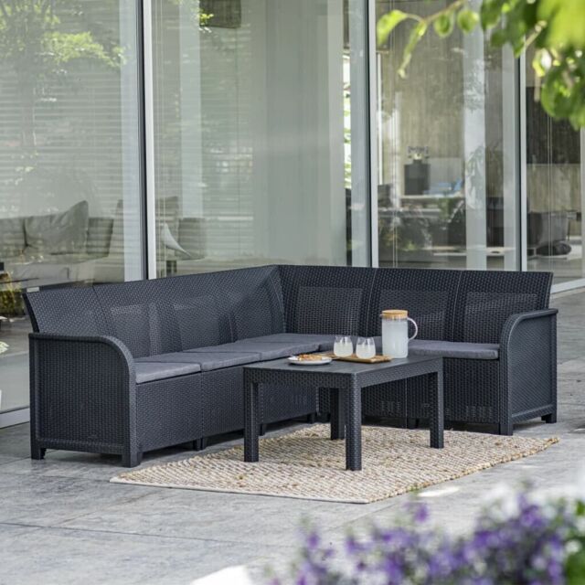 Keter Garden Corner Element Rosalie Graphite by eBay | ufurnish.com