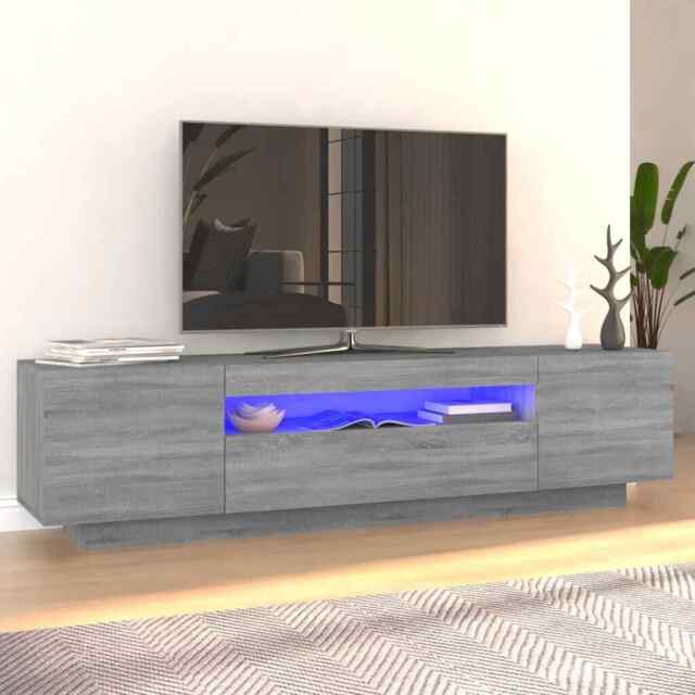 Tv Cabinet With Led Lights Tv Stand Tv Unit Hall Entertainment Cenrtre ...