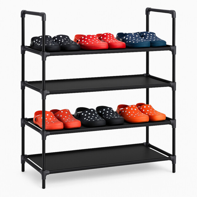 Shoe Rack 4 Shelves Shoe Cabinet Shoe Stand Shoes Shoe Storage Shelf by ...
