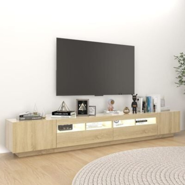 3p Tv Cabinet Set With Led Lights Media Entertainment Television Lcd by eBay | ufurnish.com