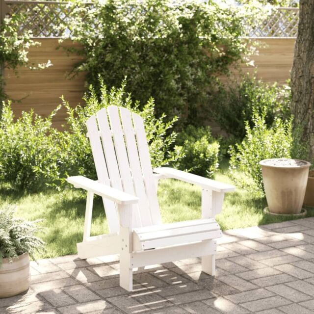 Adirondack Chair Outdoor Chair Patio Garden Chair Seat Solid Wood Fir ...