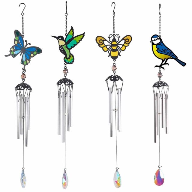 Primus Stained Glass Effect Decorative Wind Chime Garden Windchime by ...