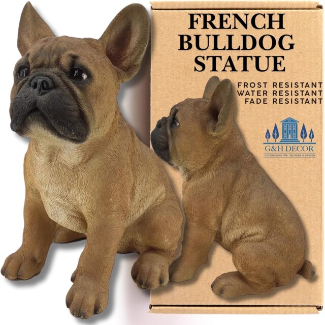 French Bulldog Frenchie Dog Tan Brown Ornament Statue Dog Puppy by eBay ...