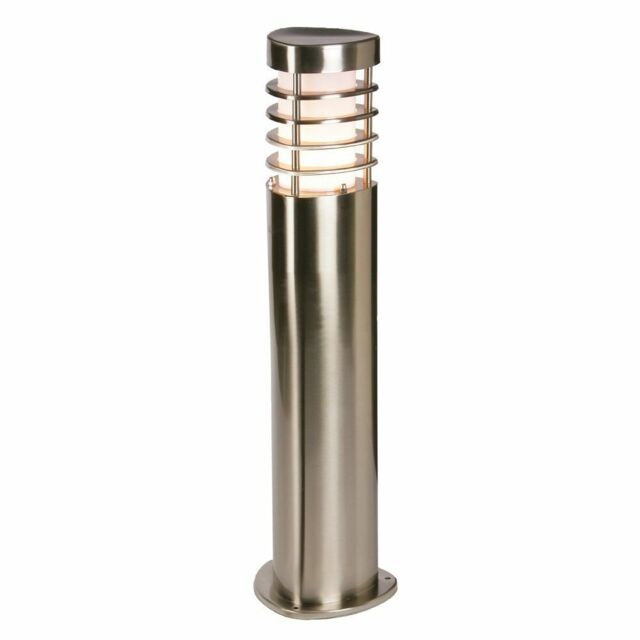 Saxby Bliss Stainless Steel Outdoor Garden Patio E27 Led Bollard Post ...