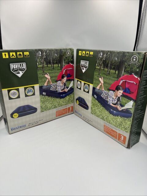 2 X Bestway Inflatable Flocked Air Beds Single Mattress - In Boxes by ...