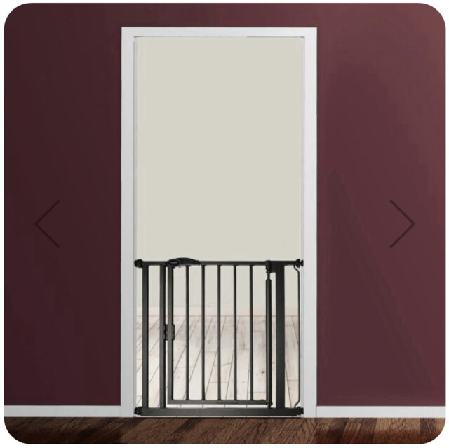 Safetots Auto Close Pressure Fit Baby Stair Safety Gate Black 75-82cm ...
